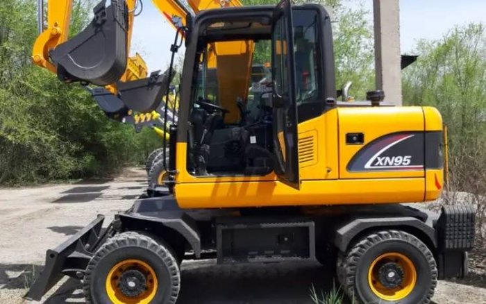 Аренда колёсного гидравлического экскаватора Rhinoceros XN95 0.4 2022 г ...